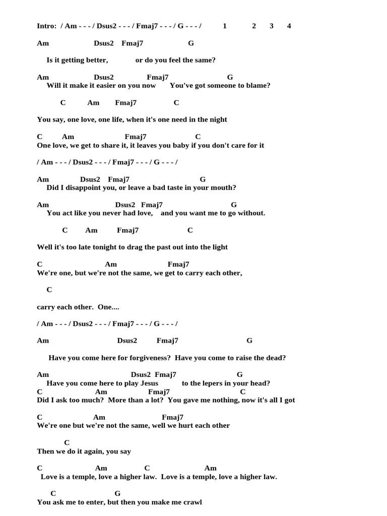 One - Johnny Cash | PDF