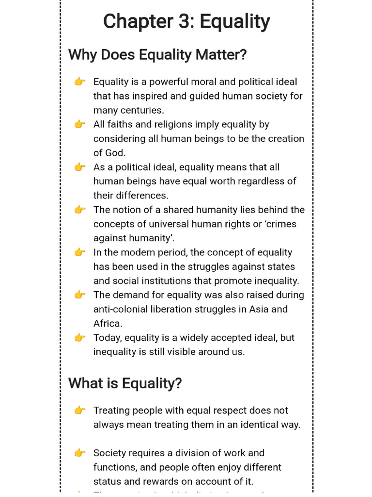 Equality | PDF