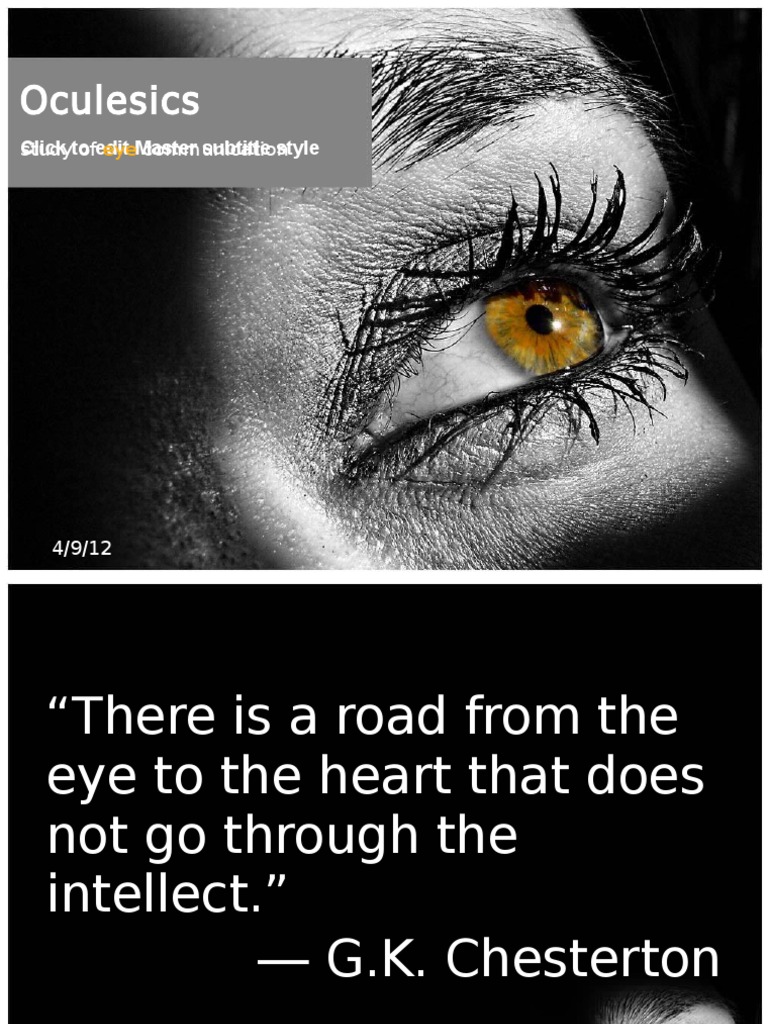 Oculesics | PDF | Wellness