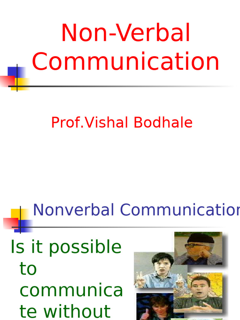 Chromatics in Nonverbal Communication | PDF | Nonverbal Communication ...