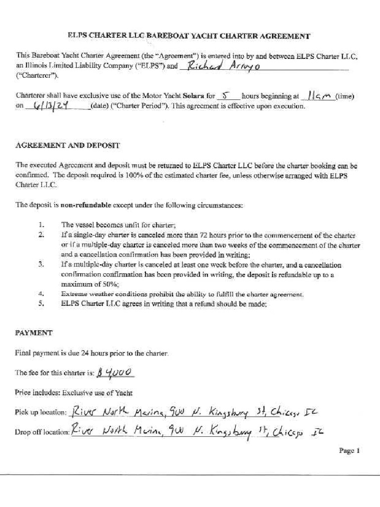 Charter Agreement For 6:13:24 | PDF