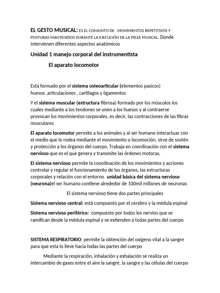 El Gesto Musical | PDF | Percepción visual | Escuchando