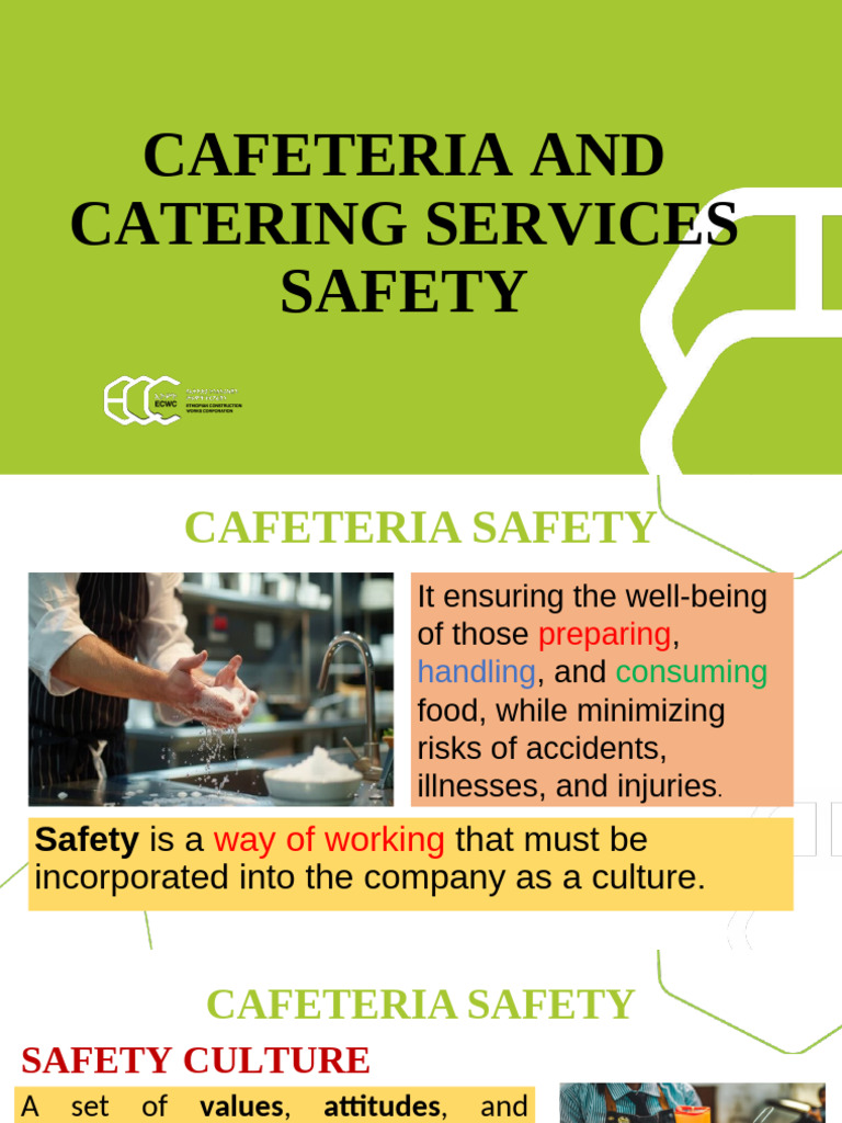 Cafeteria and Catering Services Safety | PDF | Foodborne Illness ...