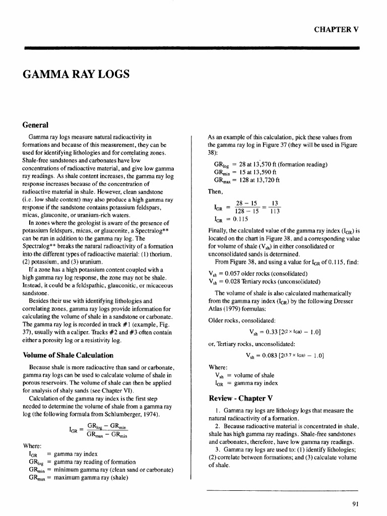 Basic Log Analysis Asquith GammaRay | PDF