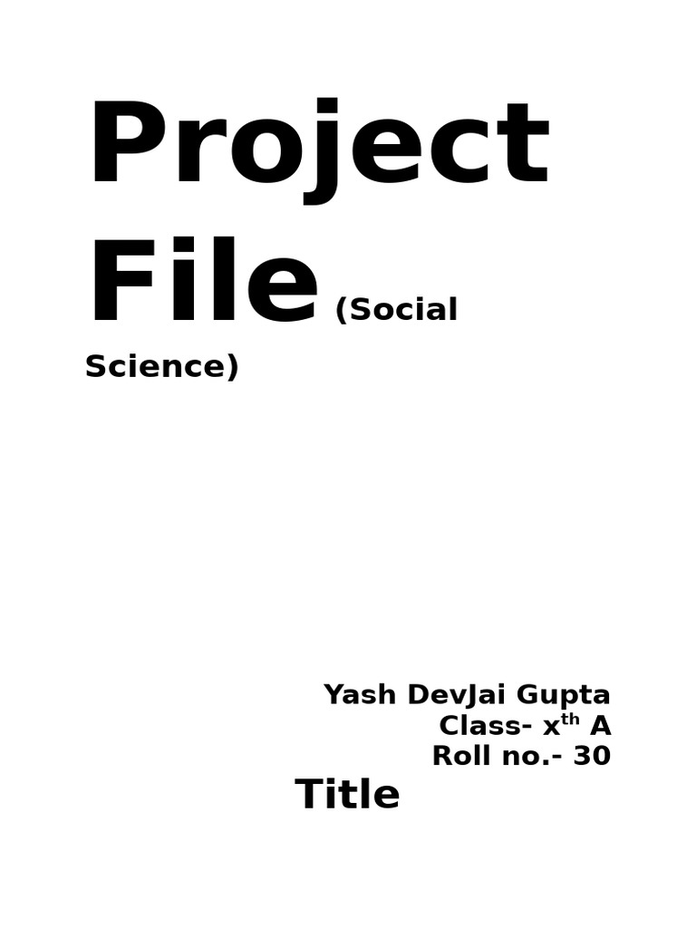 Class 10 Project on Sustainable Development | PDF | Sustainability ...