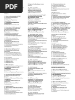 Philippine Architectural Acronyms Guide | PDF | Art | Science & Mathematics