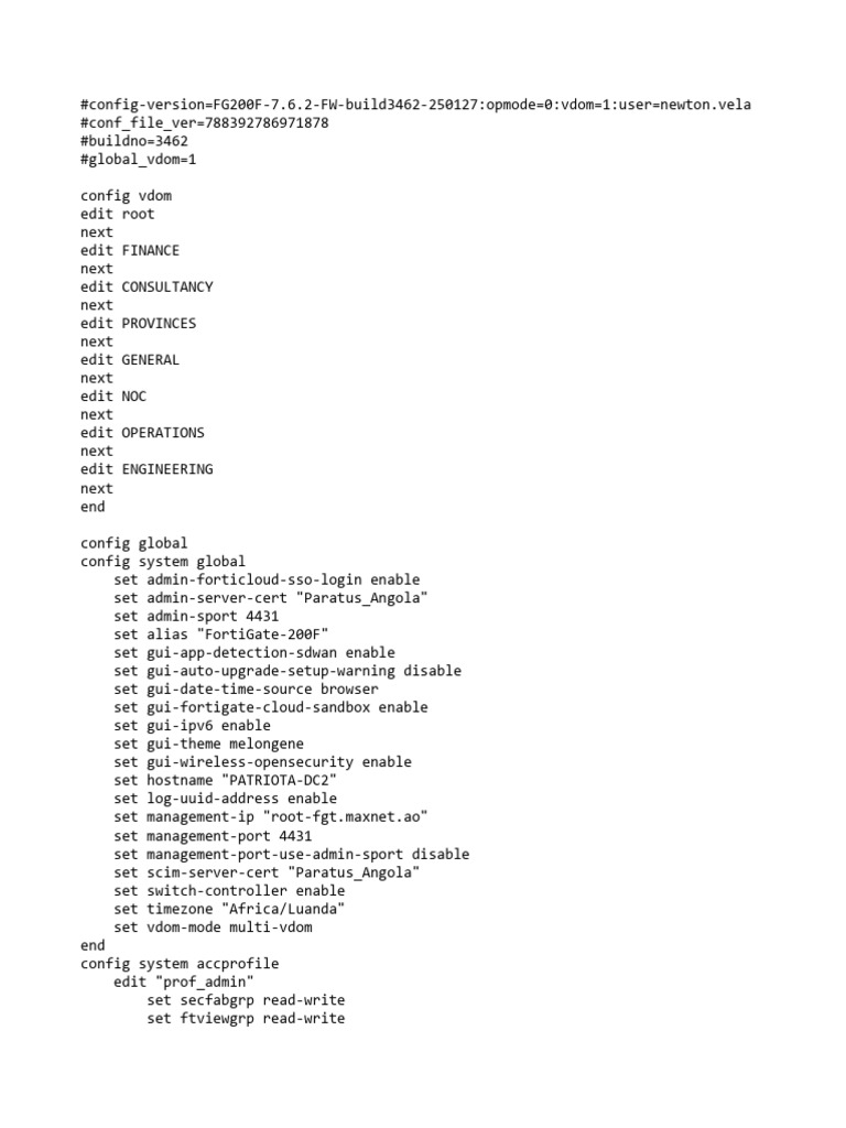 FortiGate 200F Configuration Guide | PDF | Wide Area Network | Computer ...