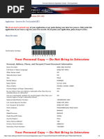 DS-160 Visa Application Sample Form | PDF | Travel Visa | Social ...