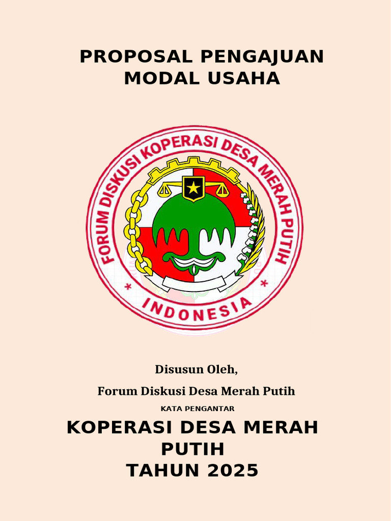 Proposal Pengajuan Modal Usaha | PDF