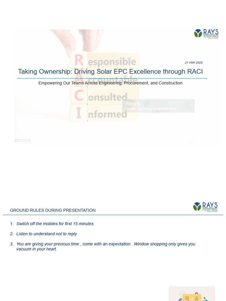 Raci-Driving Execution Excellence | PDF