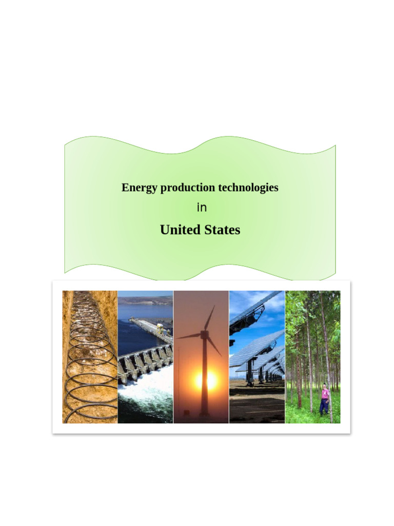 Energy Production Technologies | PDF | Solar Energy | Energy Storage