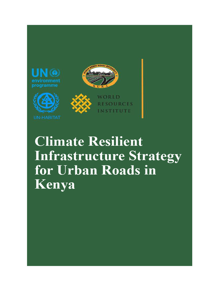 Climate-Resilient Urban Infrastructure Strategy For Urban Roads in ...