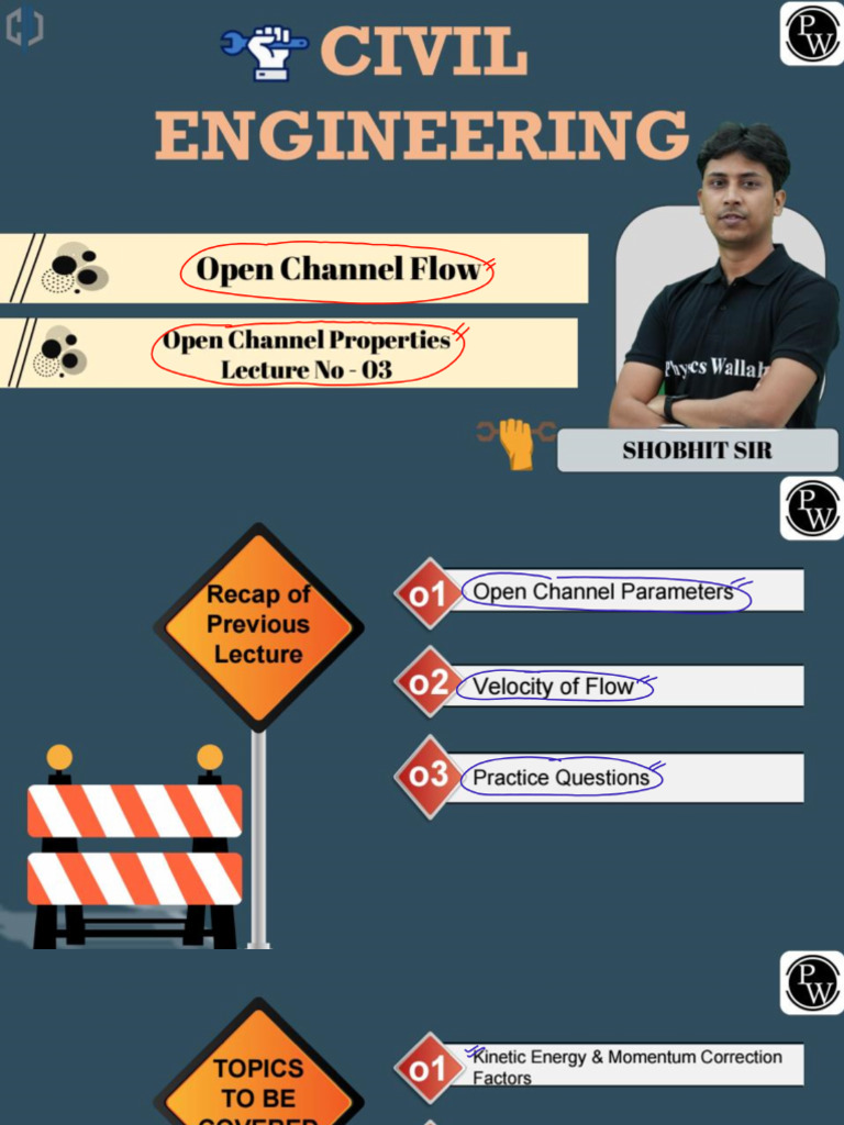Open Channel Properties 03 - Class Notes | PDF