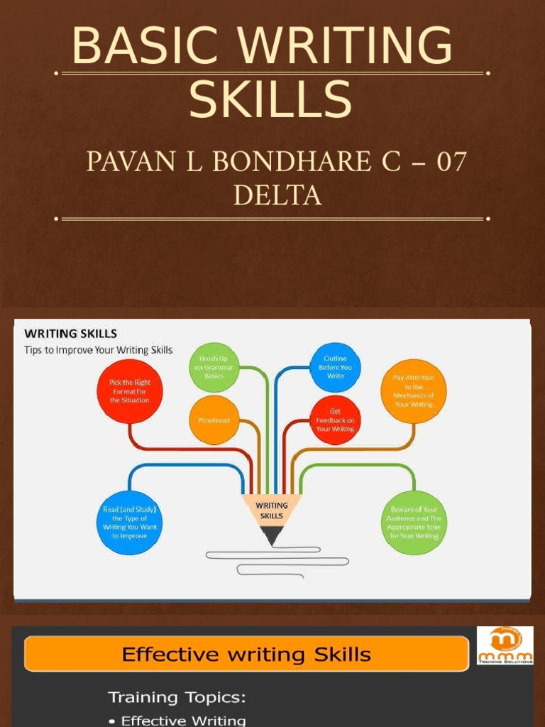 Basic Writting Skills by Pavan Bondhare | PDF