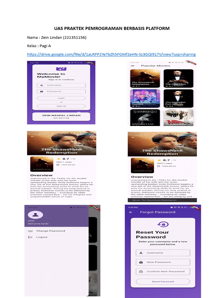 Uas Praktek Pemrograman Berbasis Platform | PDF