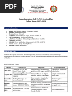 Lac Accomplishment Report 2022-2023 | PDF | Teachers | Learning