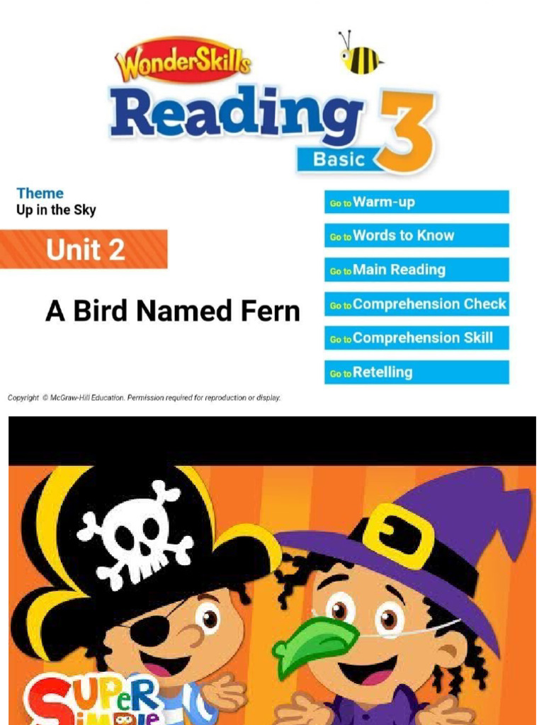 Basic 3 Unit 2 A Bird Named Fern | PDF