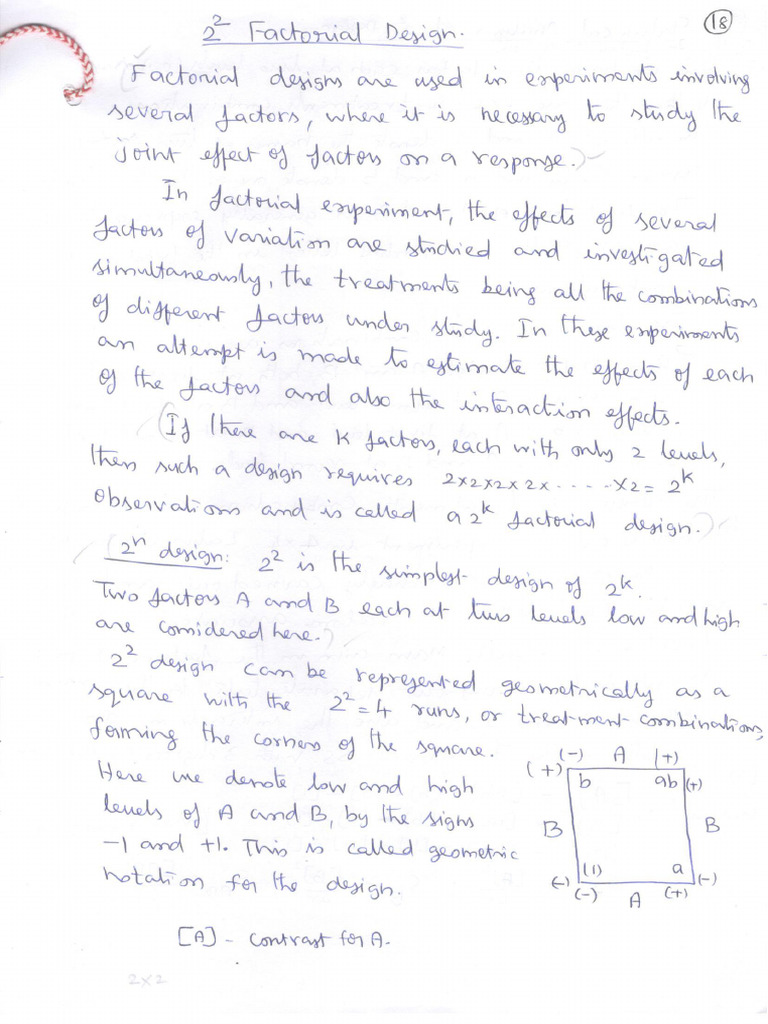 2 2 Factorial Design | PDF