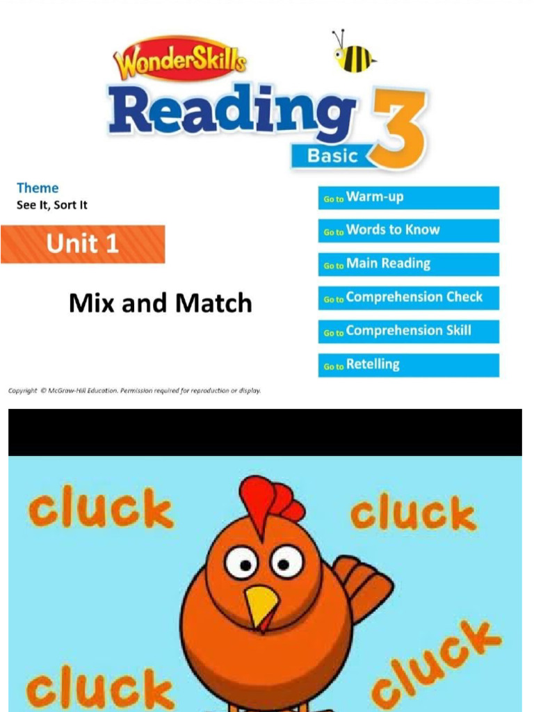 Basic 3 Unit 1 Mix and Match | PDF