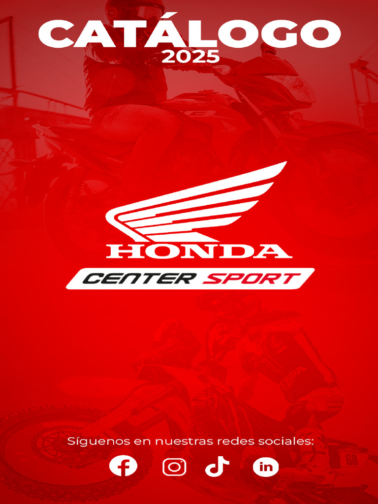 Honda Motorcycle Catalog Overview | PDF