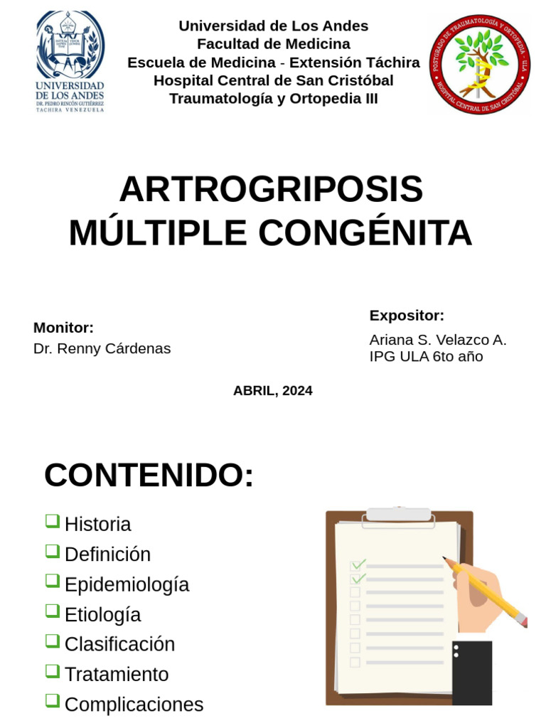 Artrogriposis Congenita Multiple Ariana Velazco | PDF | Pie ...