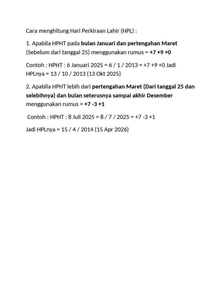 Cara Hitung HPL Berdasarkan HPHT | PDF