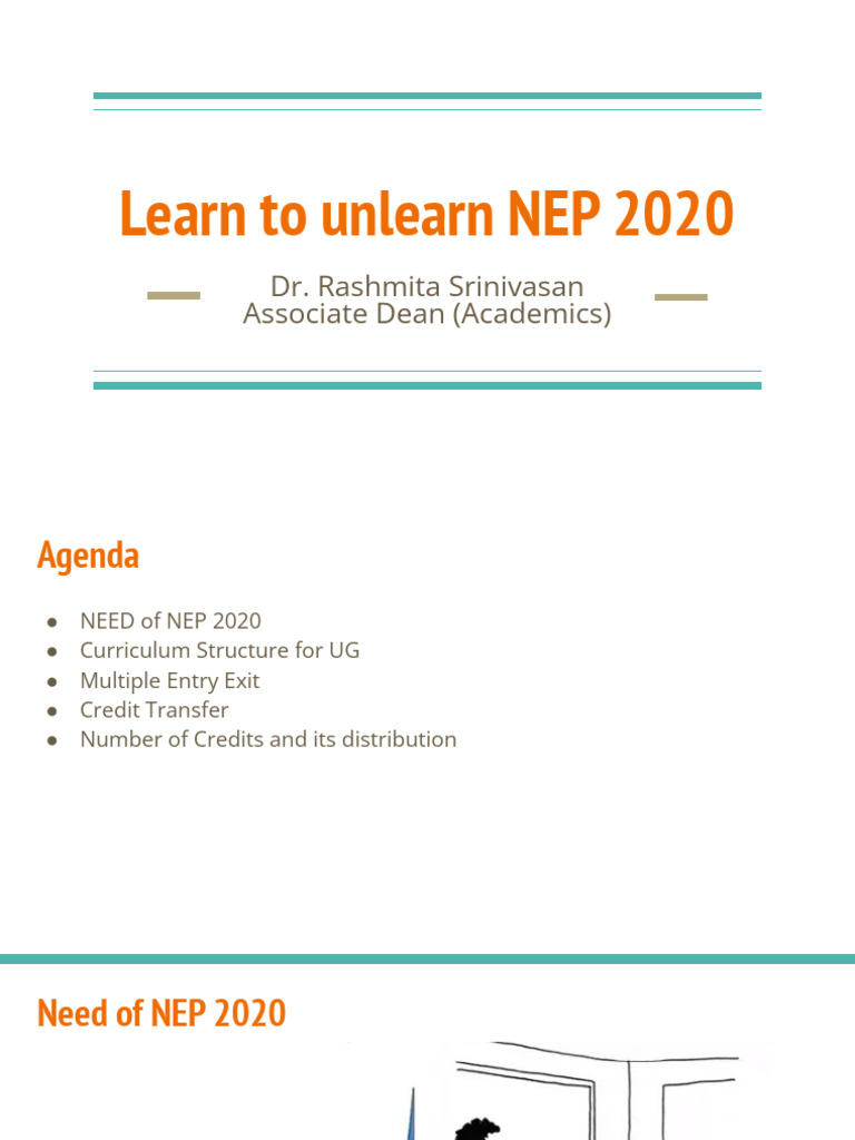 Learning NEP 2020 by Dr. Rashmita | PDF | Course Credit | Learning