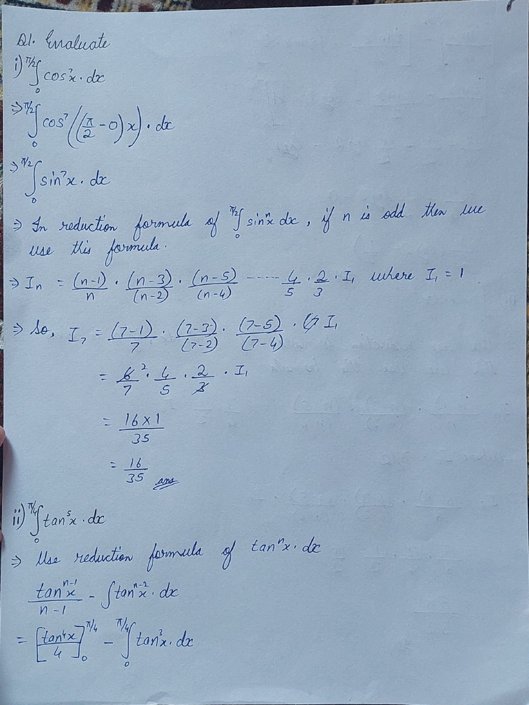 Maths Problem Solutions | PDF