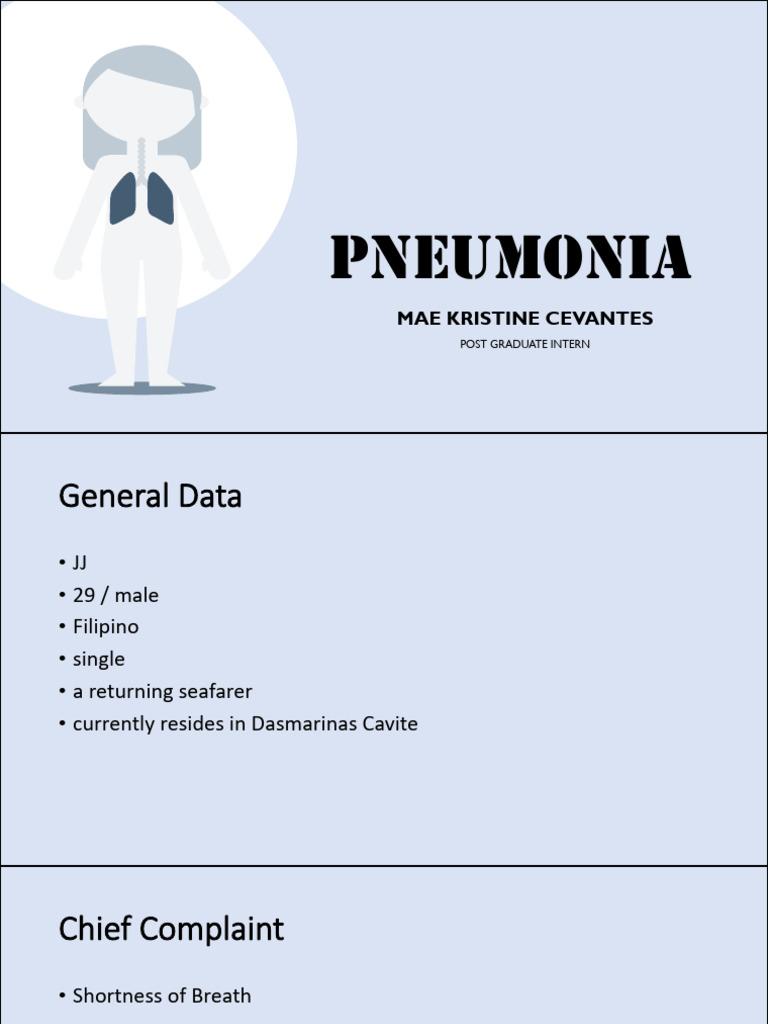 Community-Acquired Pneumonia Case Study | PDF | Pneumonia ...