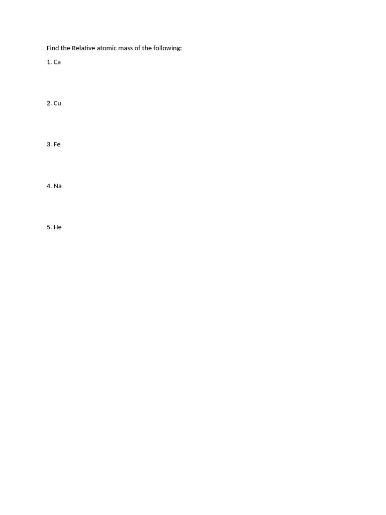 RAM Exercise | PDF