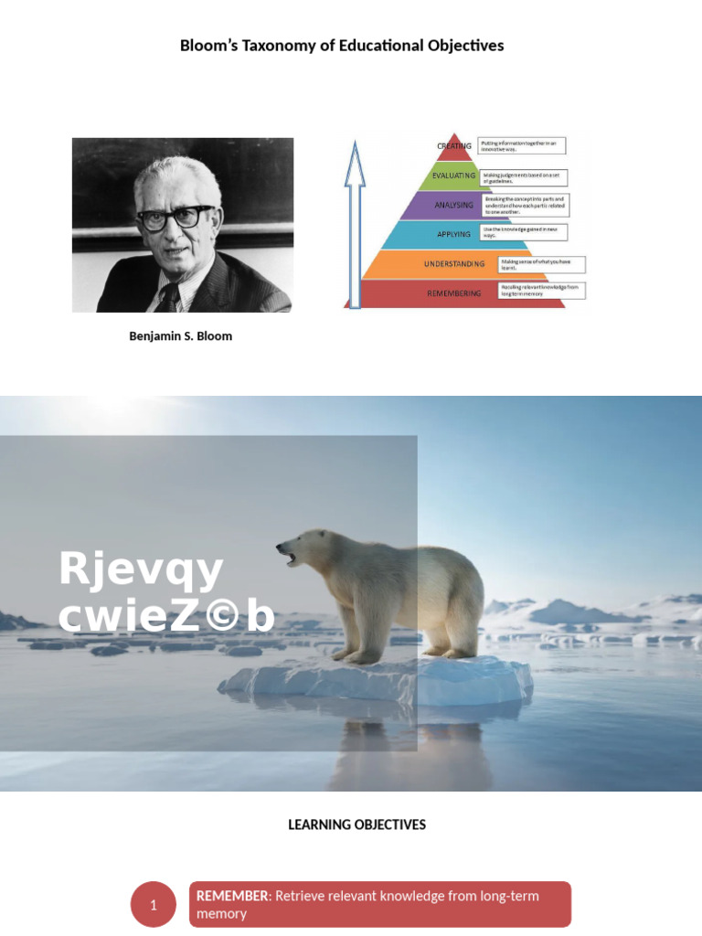 Bloom's Taxonomy Explained | PDF