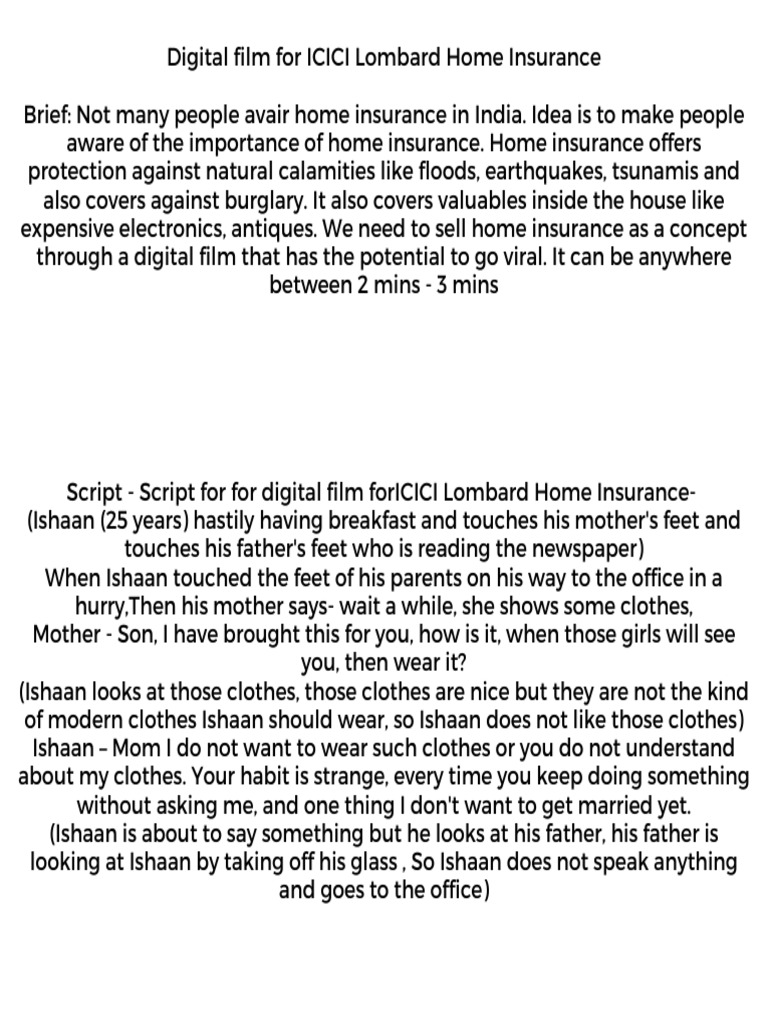 Script For Digital Filam | PDF