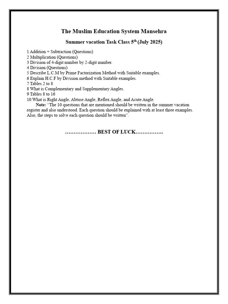 5 Class ....... | PDF