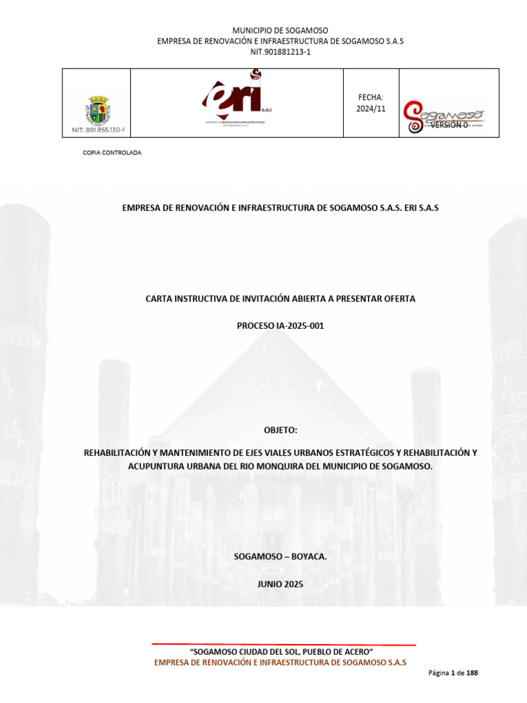 Documento Definitivo de Invitacion Abierta | PDF | Sociedad de responsabilidad limitada | Business