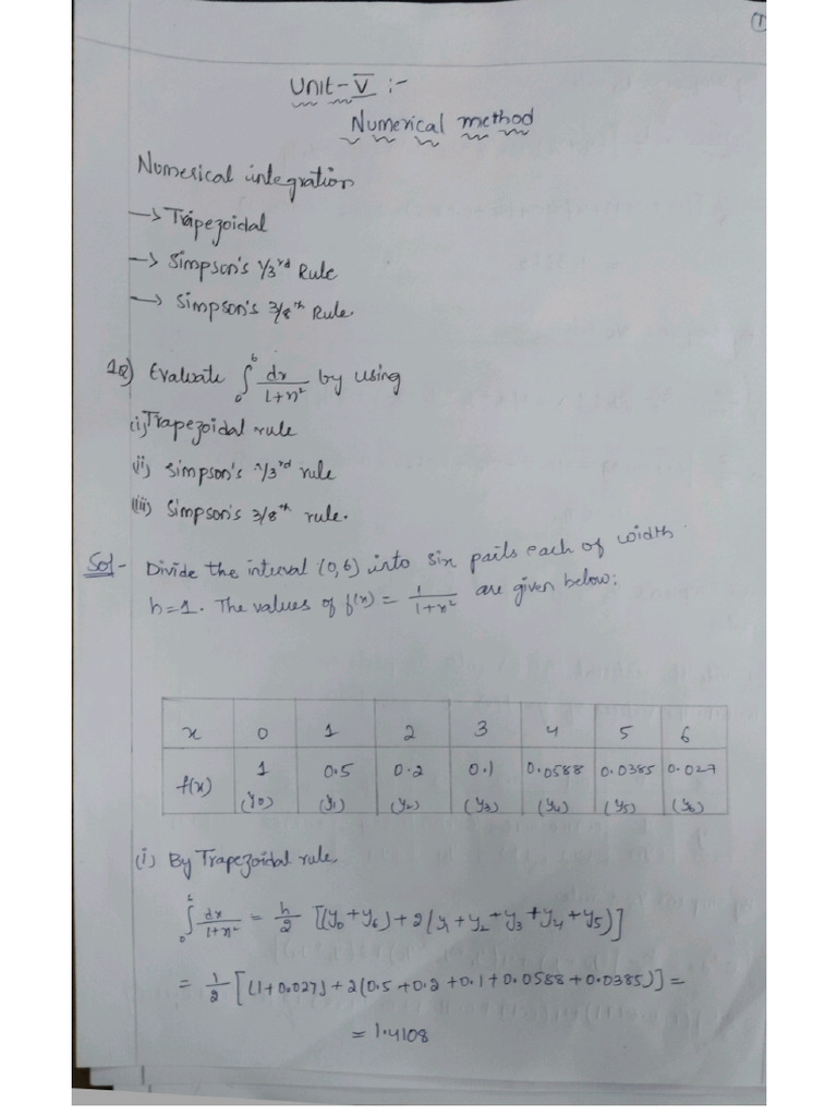 Chapter 5. Numerical Method (DENM) | PDF