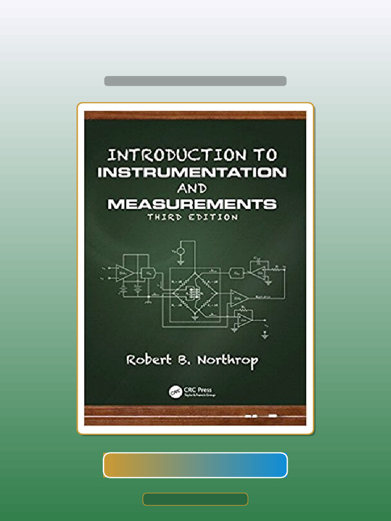 Introduction To Instrumentation and Measurements 3rd Northrop PDF Download | PDF | Science