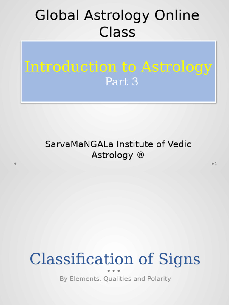Astrology Sign Classifications Explained | PDF | Astrological Sign ...