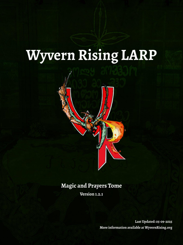 Wyvern Rising Magic and Prayers Guide | PDF | Magician (Fantasy) | Prayer