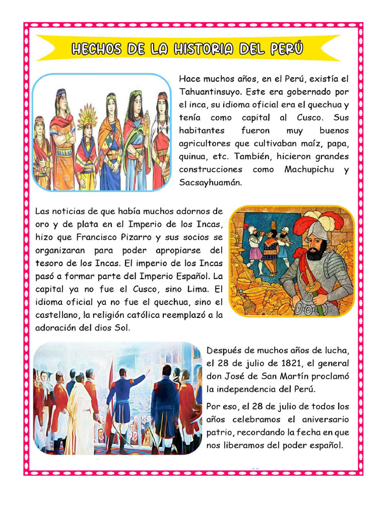 Comp Lect Hechos de La Historia Del Perú | PDF