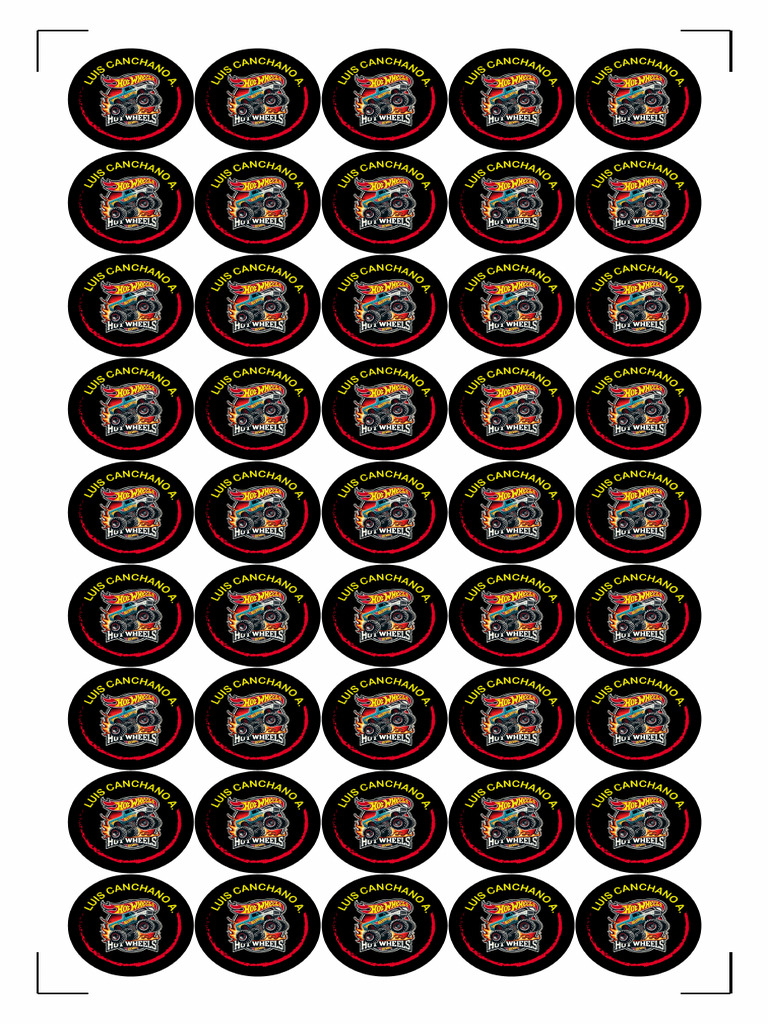 Stickers Hot Wheels Guias | PDF