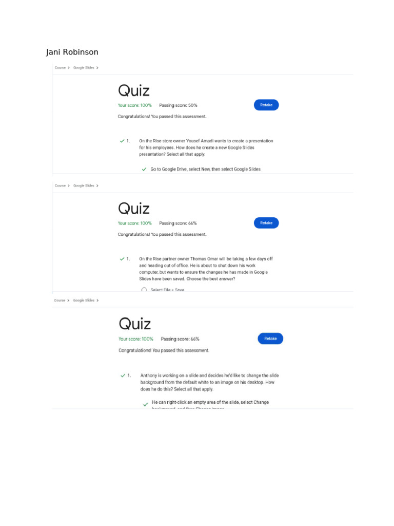 Google Slides Skills Boost | PDF