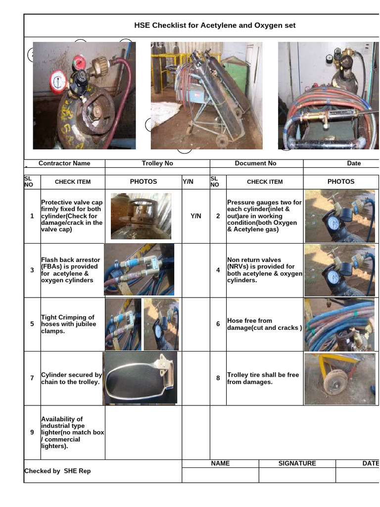 Gas Cutting Set | PDF
