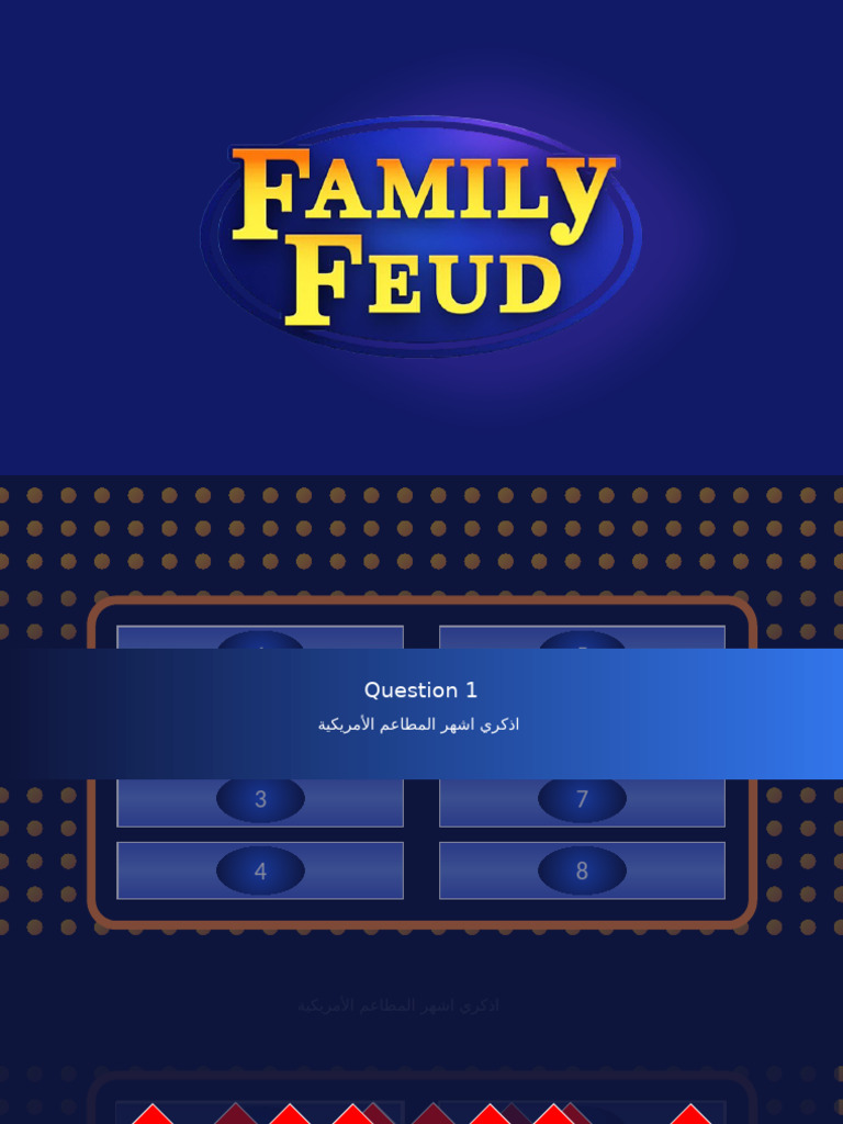 Interactive Family Feud | PDF
