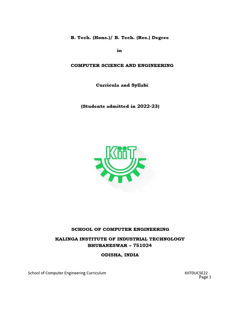 Syllabus Updated SCE 2025-05-28 Compressed | PDF | Diffraction | Waves
