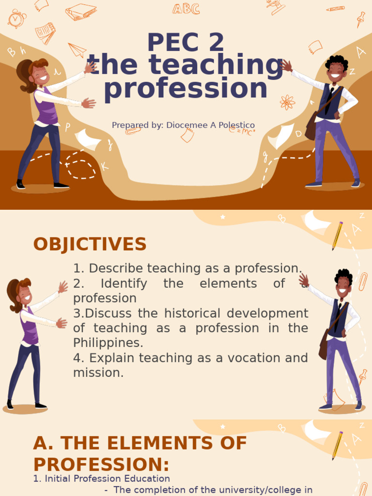 The Teaching Profession | PDF | Profession | Teachers