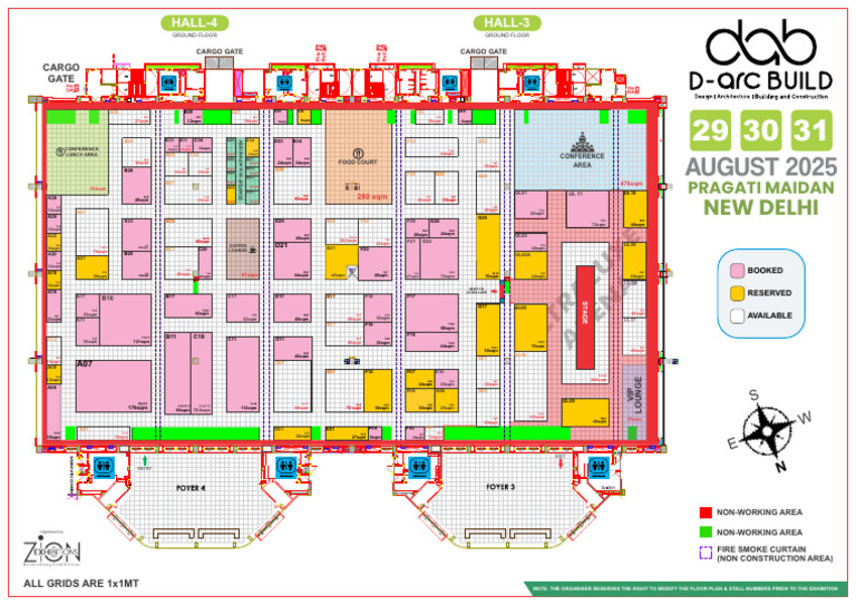Pragati Maidan Layout for 2025 Expo | PDF