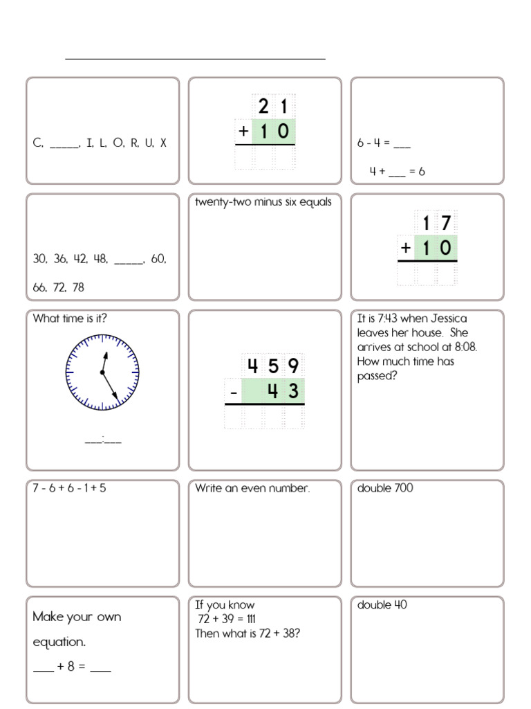 Grade 3 Math | PDF
