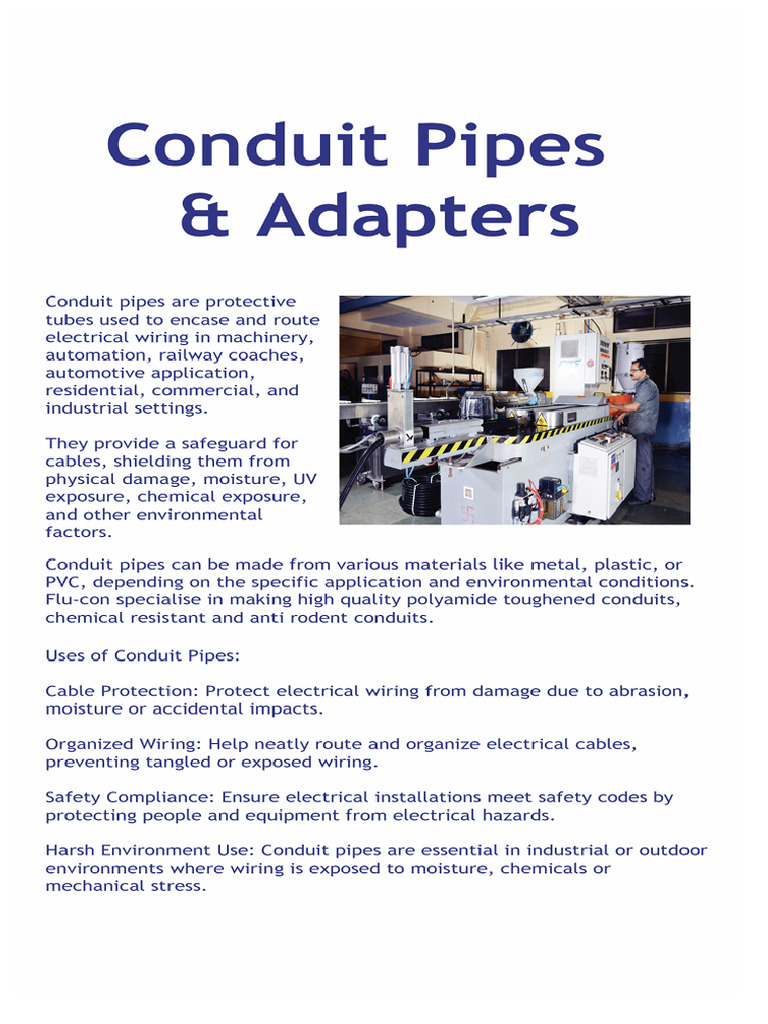 Fcpl-Pa 6 Conduits, Adaptors, Clamps | PDF