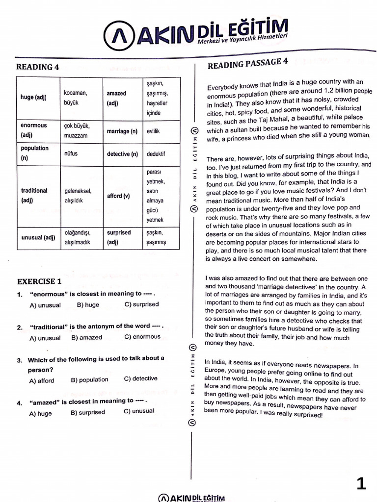 Reading Text 1 | PDF