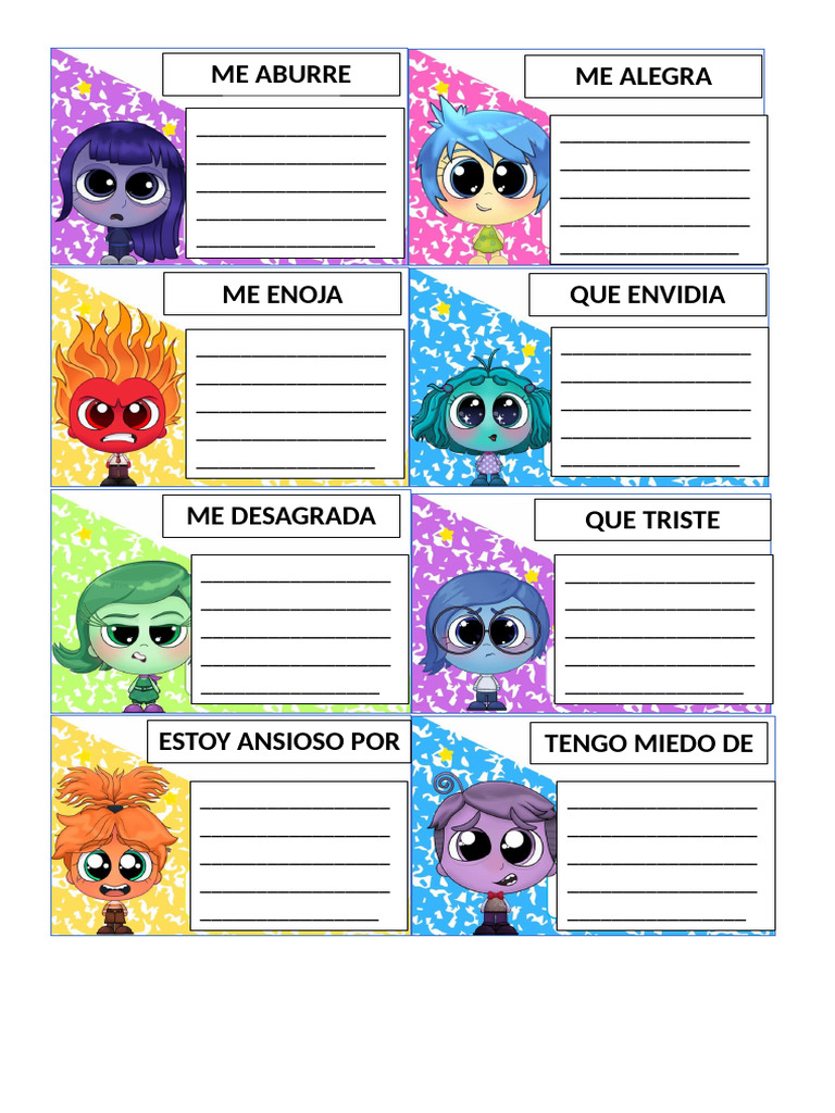 Mis emociones y recuerdos personales | PDF